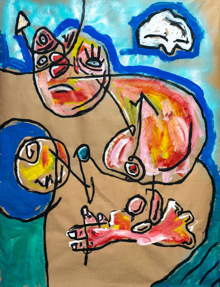 Lacrimae Mosa Painting by Lucho Castro | Saatchi Art