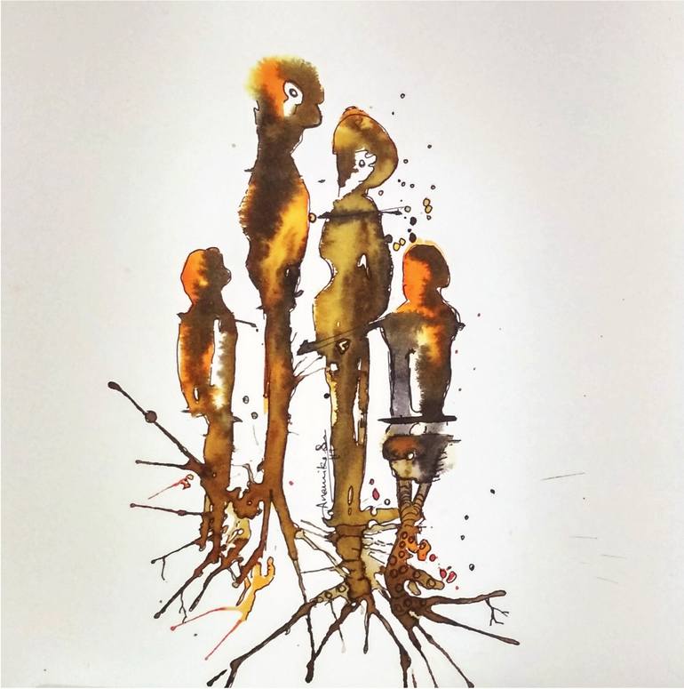 Family 2 Painting by Anamika Singh | Saatchi Art