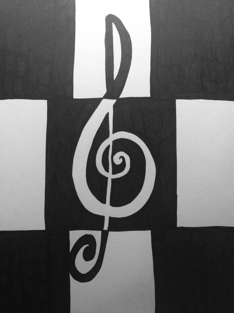 Determination in B Minor Drawing by Lilly Moss | Saatchi Art