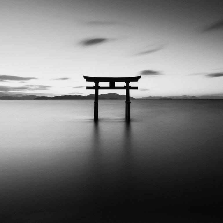 Torii gate Study, lake Biwa Photography by Francesco Libassi | Saatchi Art