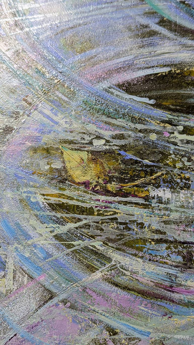 Quelques gouttes de lumière Painting by Nadine Pillon | Saatchi Art ...