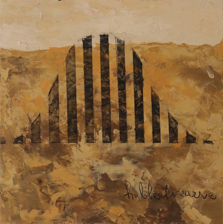 Hubberts curve Painting by Gerard Lakke | Saatchi Art