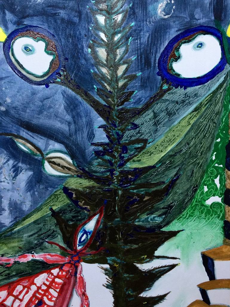 Insemination Flare Aborted Painting by Debra Fear | Saatchi Art