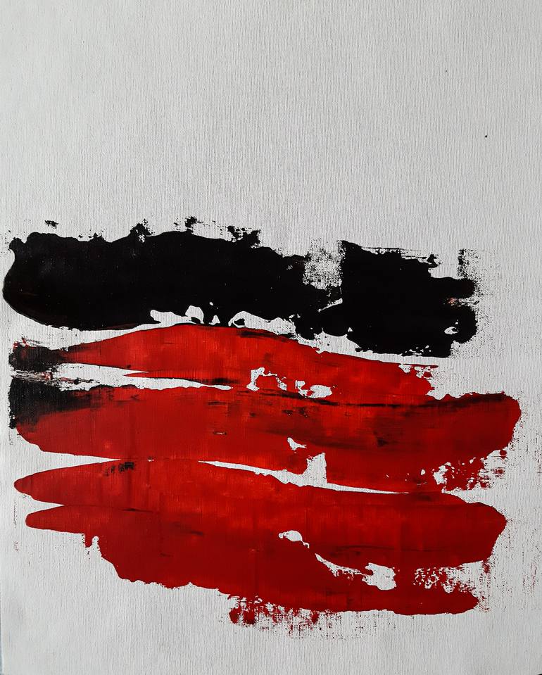 serie red Painting by Filomena Baeza Davison | Saatchi Art