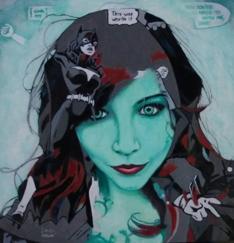 cool ivy Painting by David Maslen | Saatchi Art