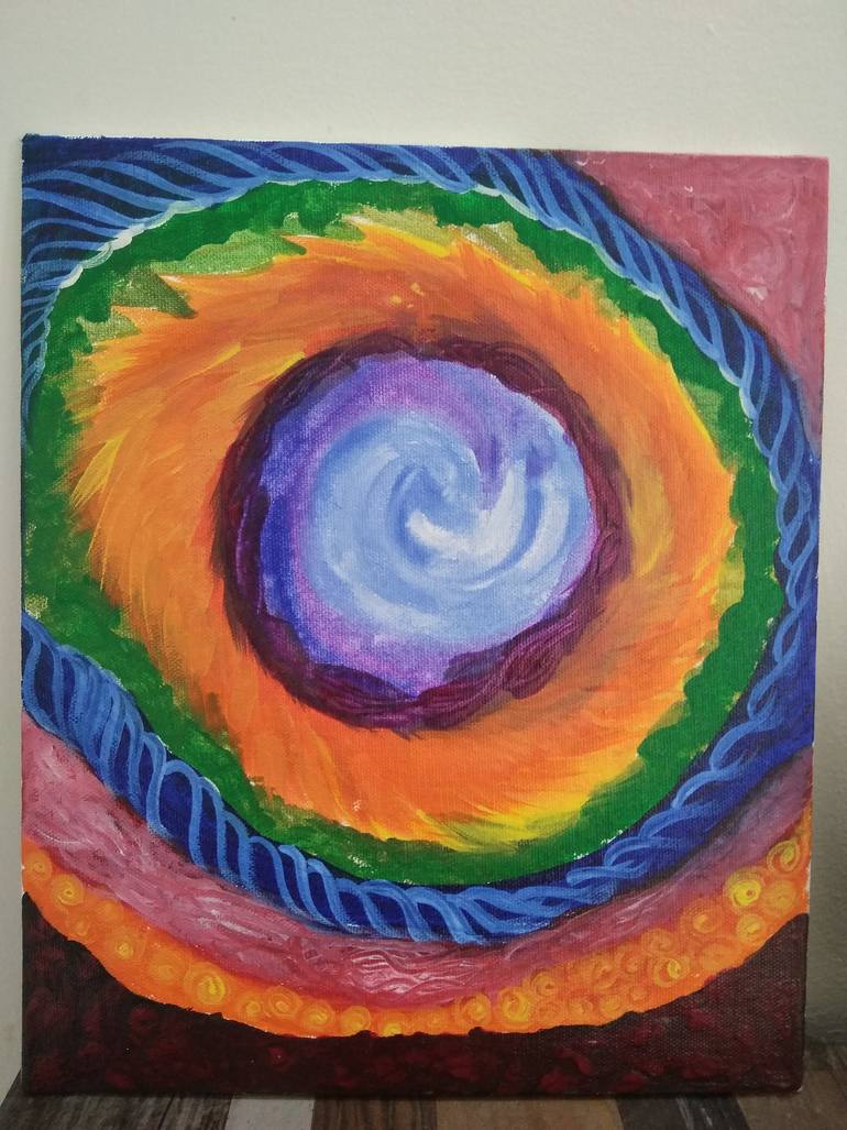 the beginning Painting by Anu Singh | Saatchi Art