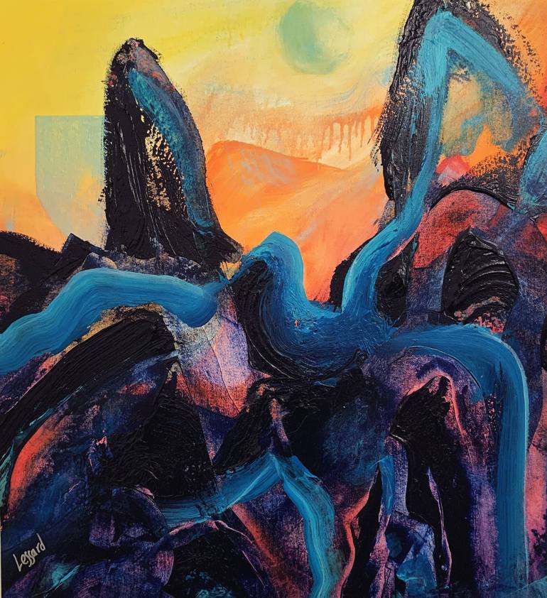 Parfum d'altitude Painting by Julie Lessard | Saatchi Art