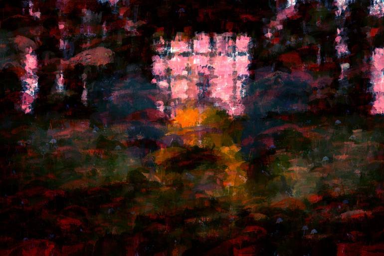 window on the world Painting by Andy Baker | Saatchi Art
