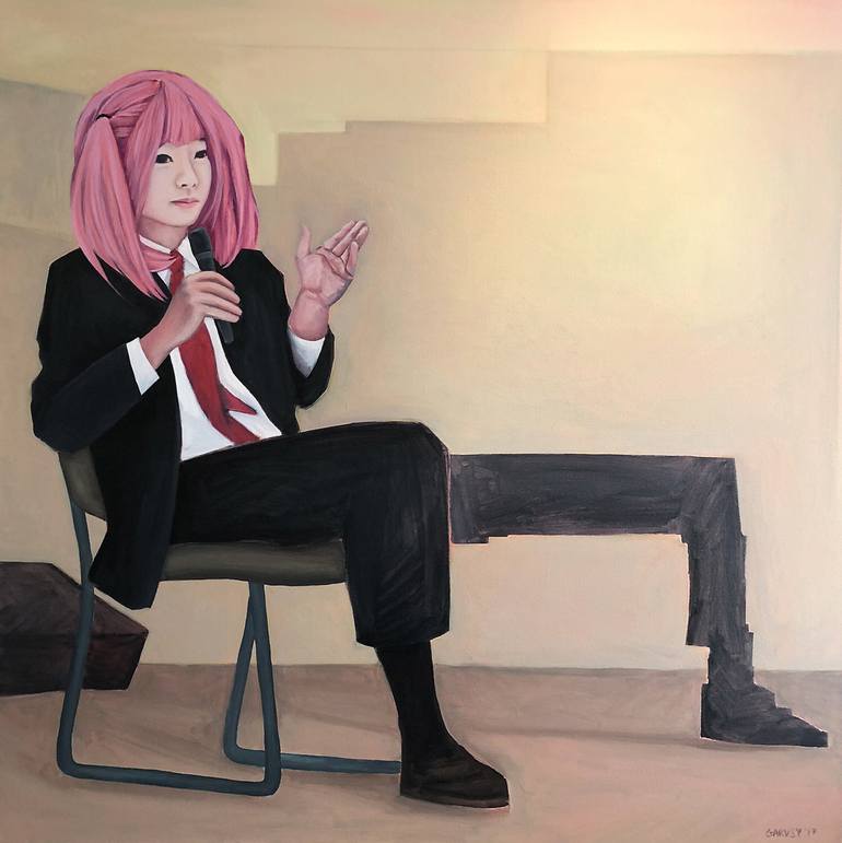 “Clean your room, Bucko” Painting by Paul Garvey | Saatchi Art