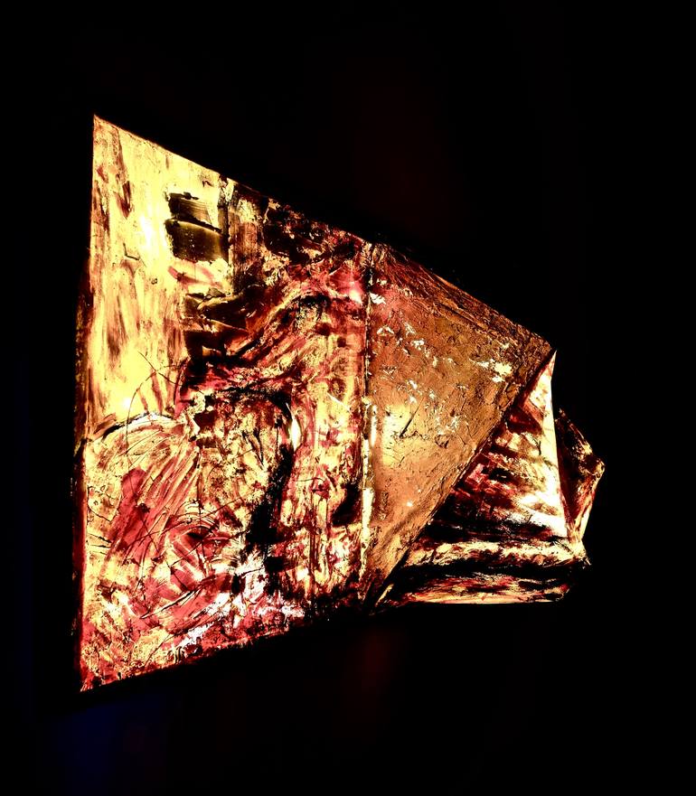 Rosa sur la peau / peinture Painting by Jonathan Apelbaum | Saatchi Art