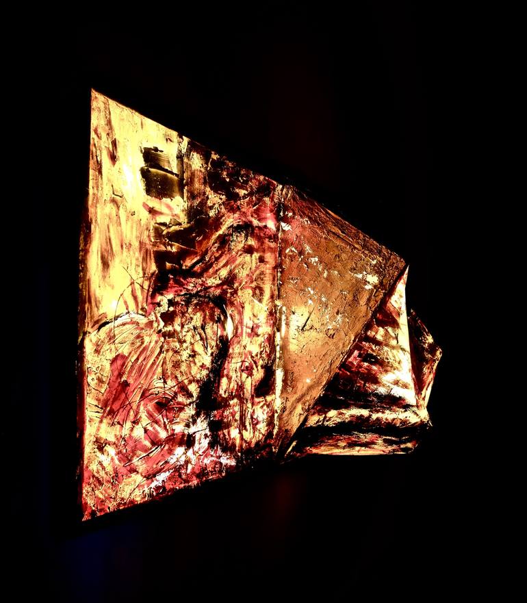 Rosa sur la peau / peinture Painting by Jonathan Apelbaum | Saatchi Art