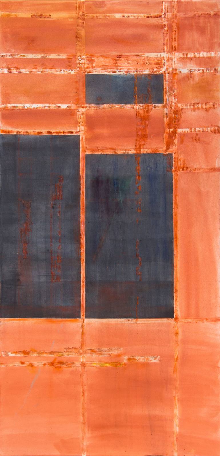 Structures of a Civilisation,diptych Painting by Tomaz Sebrek | Saatchi Art