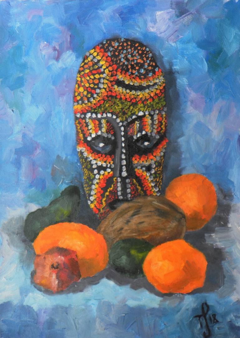 African still life Painting by Tatyana Gavrilenko | Saatchi Art