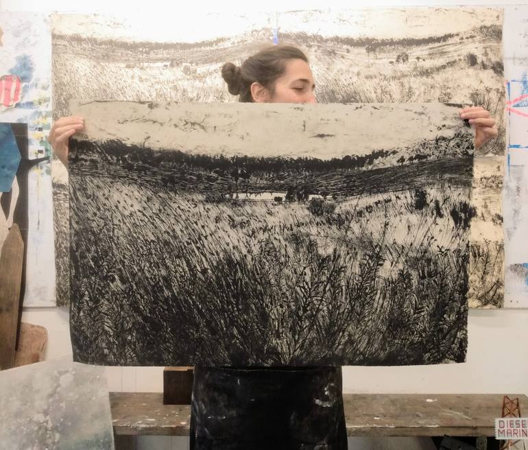 West Lake Preserve Printmaking by Helen Gotlib | Saatchi Art