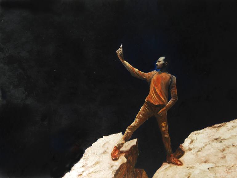 ‘Searching’ Painting by Alison A Raimes | Saatchi Art