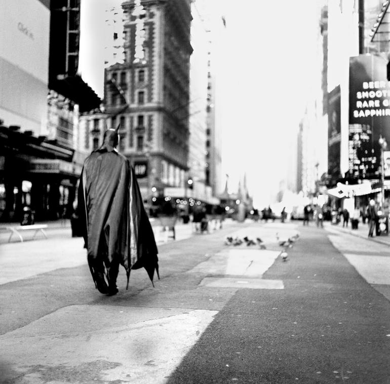 Batman vs. Times Square Photography by Jen Badalamenti | Saatchi Art