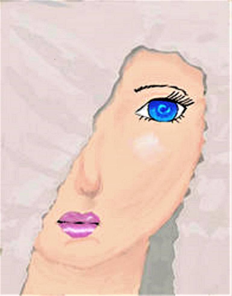 Light Woman Drawing by Maria Kapfer | Saatchi Art