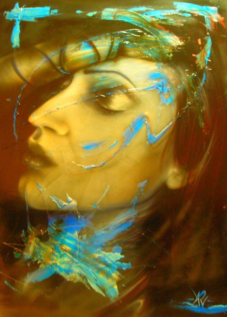 Muse... Painting by Alessandro Rinaldi | Saatchi Art