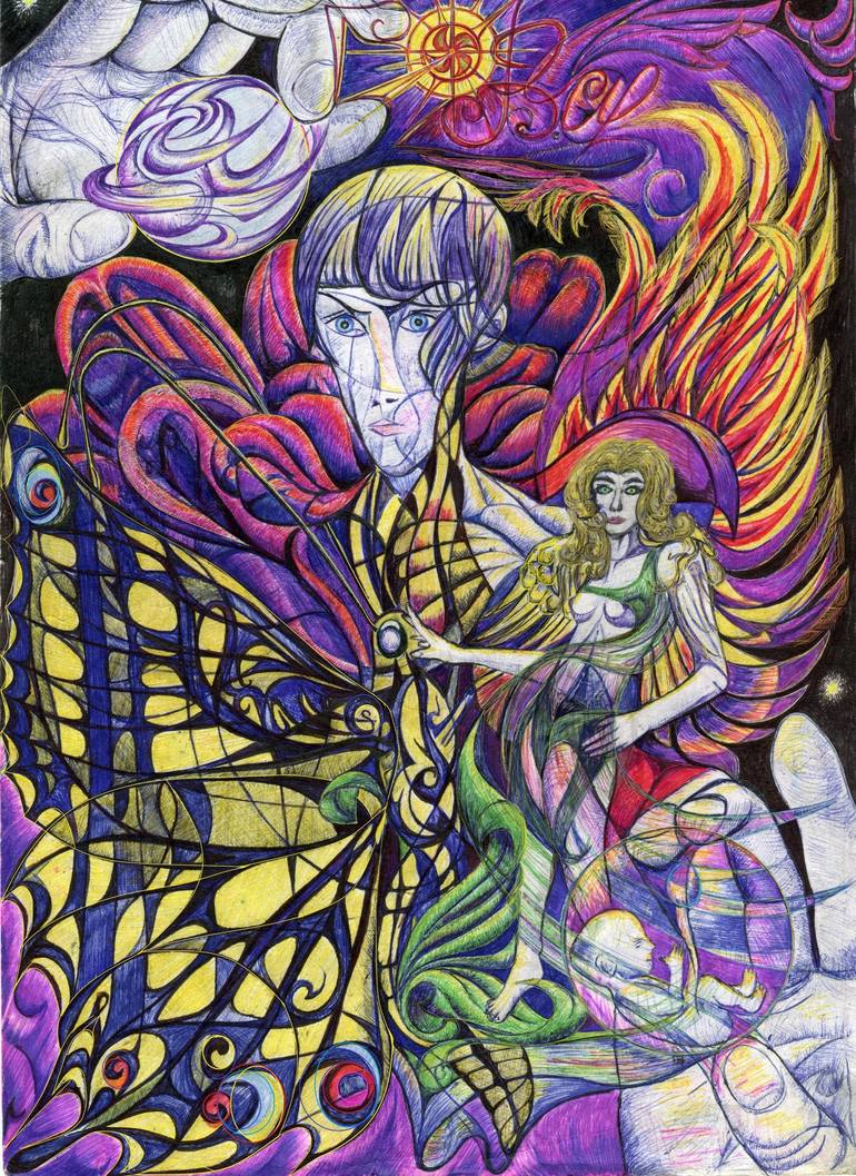 ENIGMA Drawing by Ruslan Sova | Saatchi Art