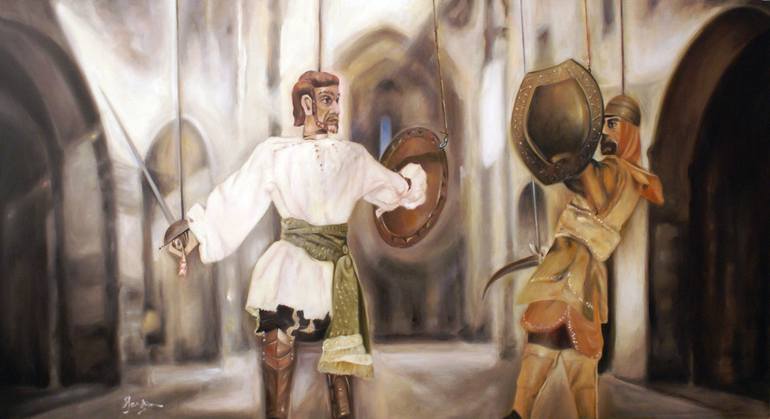 Puppet war Drawing by Salvatore Sferrazza | Saatchi Art