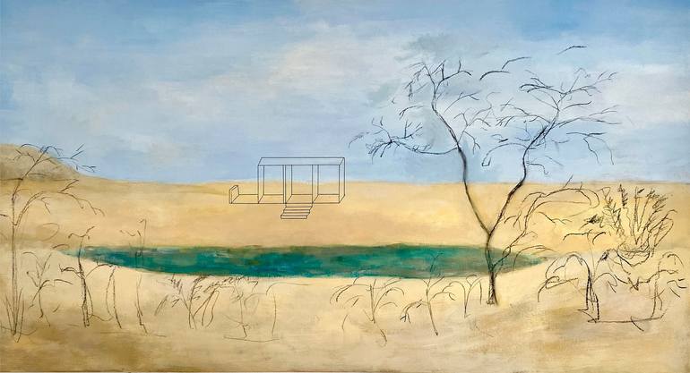 Laguna extinta (Extinct Lagoon) Painting by Monica Luza-Windolph ...