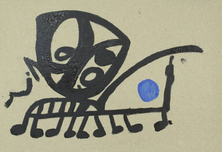 Musical Legs: Unnerving Drawing by Ayse Balkos | Saatchi Art