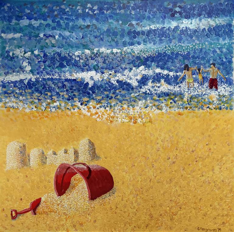 Bucket and Spade Painting by Geoff Hargraves | Saatchi Art