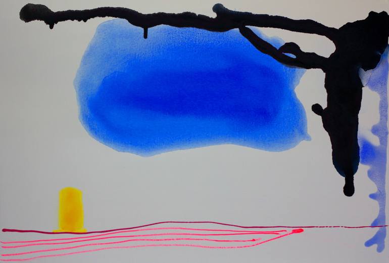 For The Love of Blue Painting by Robert Gregory Phillips | Saatchi Art