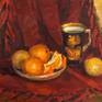 still life with oranges Painting by Anna Oleinik | Saatchi Art