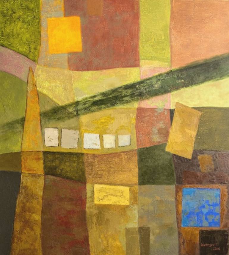 Landscape composition Painting by Igor Leontjev | Saatchi Art