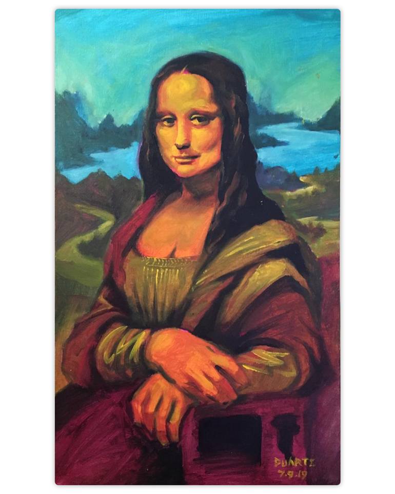La Gioconda - My Version Painting by Franco Duarte | Saatchi Art