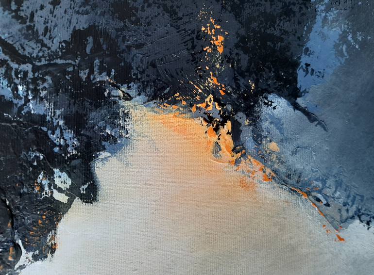 Moon Dust Painting by Sillenn Sylwia Jastrzębska | Saatchi Art