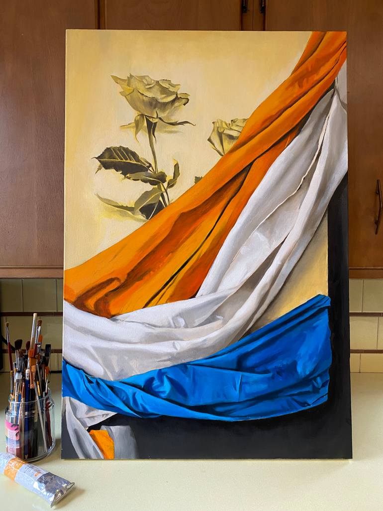 Wrapped Around Painting by Obilo Nwokogba | Saatchi Art