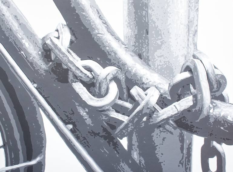 Chain Painting by Natalie Corman | Saatchi Art