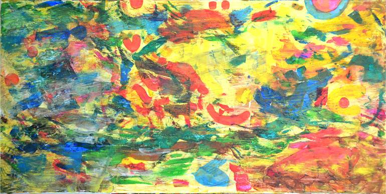 when I saw kids play Painting by Ivan Simon | Saatchi Art