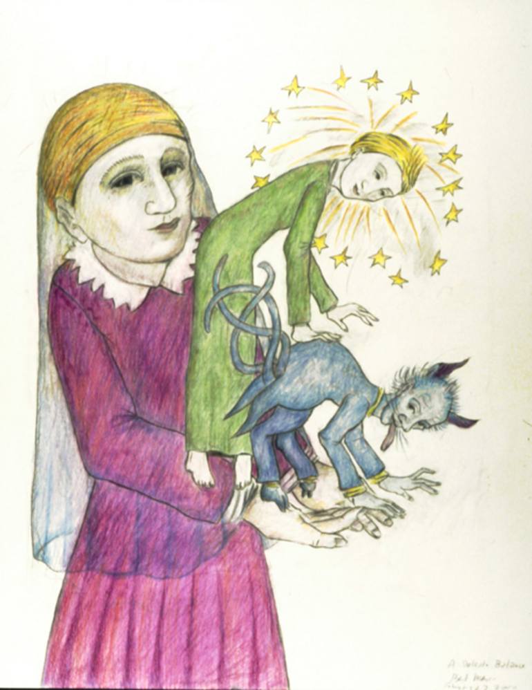 A Delicate Balance Drawing by Bert Menco | Saatchi Art