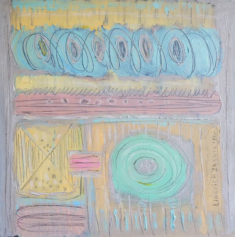 Female logic Painting by Evgeniya Linevich | Saatchi Art