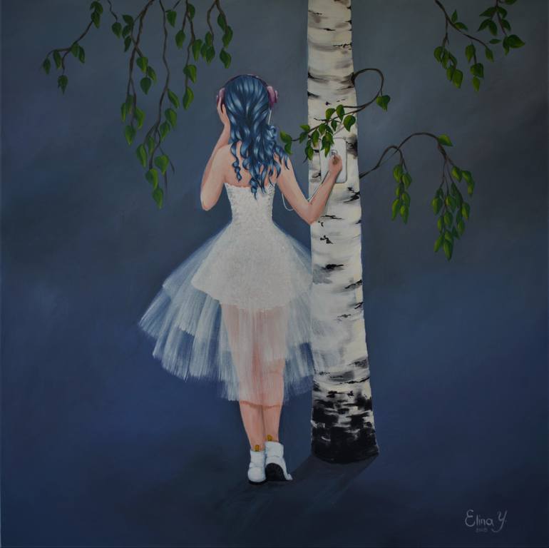 Piece... At Last Painting by Elina Yusim | Saatchi Art