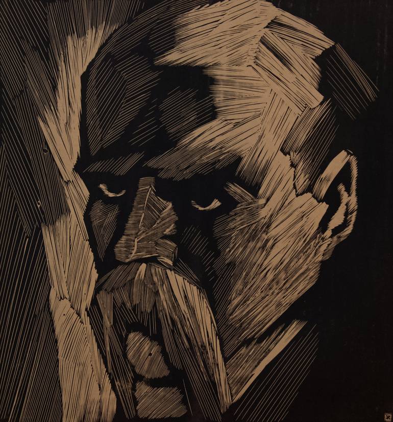 Taras Shevchenko Drawing by Pavel Zhavoronkov | Saatchi Art United Kingdom