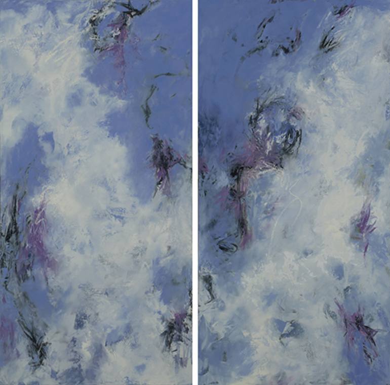 Exchanging Dreams Painting by Janet Rundquist | Saatchi Art