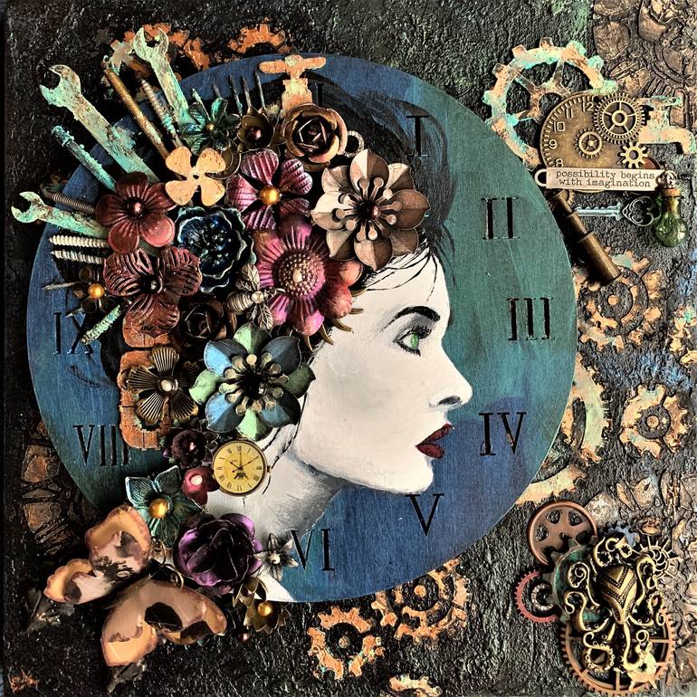 Inventor Collage by Carmina Keifer | Saatchi Art