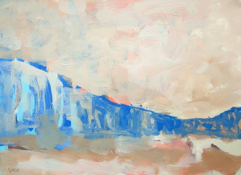 Long Cliff Painting by Colin Gale | Saatchi Art