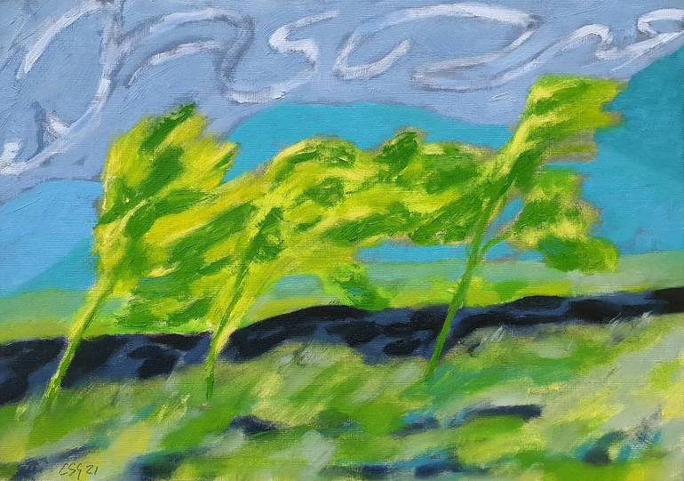 Black Brook Painting by Colin Gale | Saatchi Art