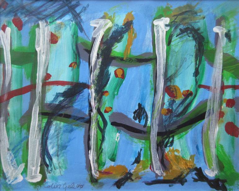 Green Bacon Painting by Colin Gale | Saatchi Art