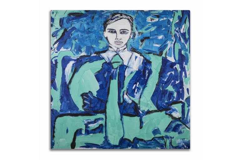 Suit Up Painting by Myra Porter | Saatchi Art