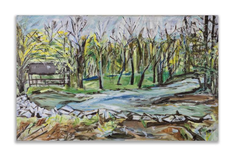 Creek View Painting by Myra Porter | Saatchi Art