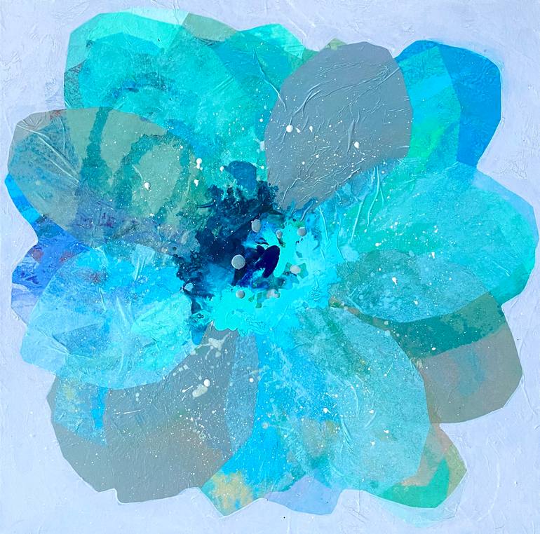 Ice Rose Painting by Jessica Ruth Freedman | Saatchi Art