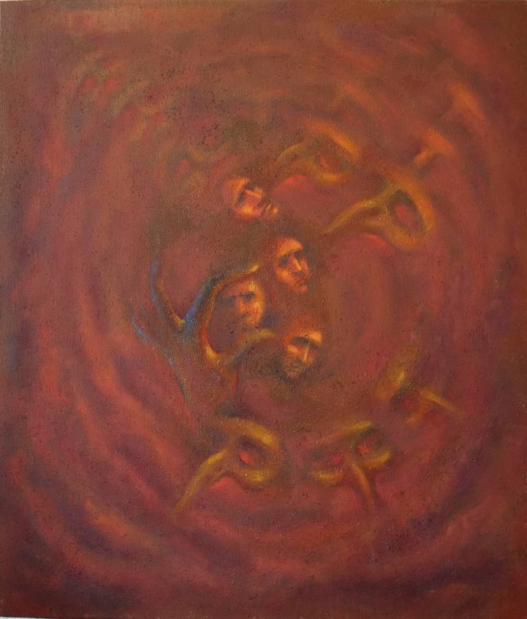 The Puppet Master Painting by Anastasia Bodnar | Saatchi Art