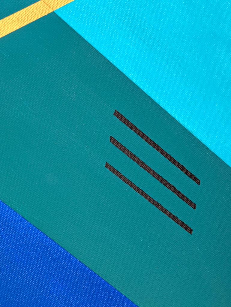 Azure Conjunction Painting by Matthew Mifsud | Saatchi Art