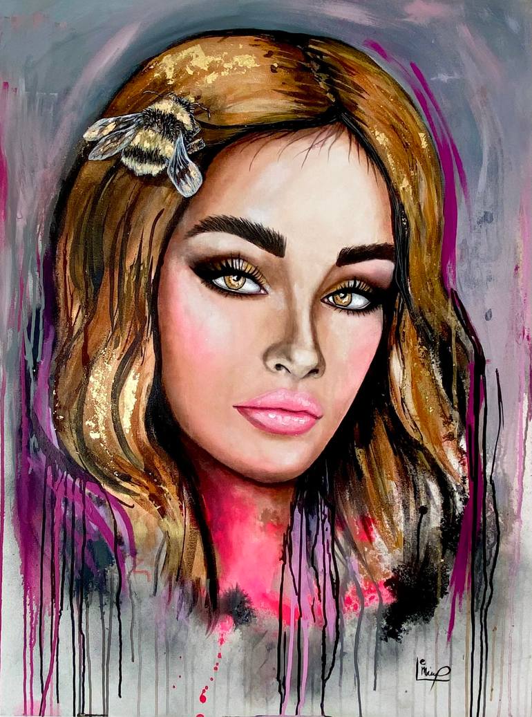 Sweet as Honey Painting by Paula Le Mieux | Saatchi Art